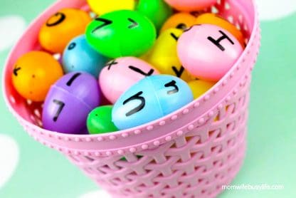 Easter Egg Letter Matching Game - Mom. Wife. Busy Life.