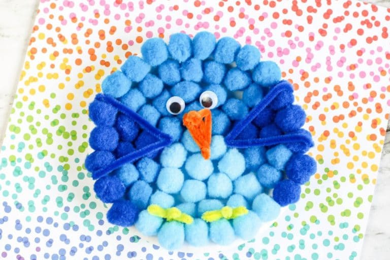 Blue Bird Paper Plate Craft for Kids - Mom. Wife. Busy Life.