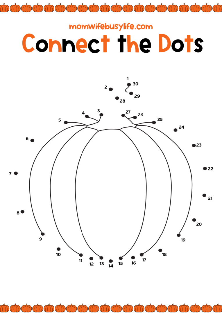 FREE Printable Pumpkin Activity Pack - Mom. Wife. Busy Life.