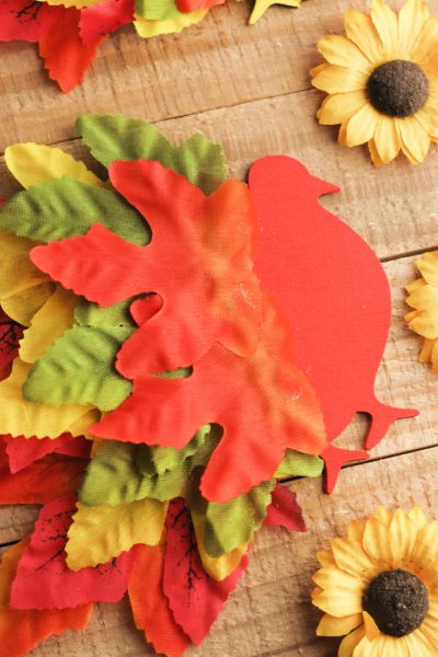 Colorful Fall Leaf Turkey Craft - Mom. Wife. Busy Life.