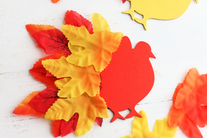 Colorful Fall Leaf Turkey Craft - Mom. Wife. Busy Life.