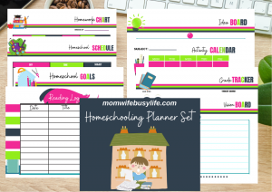 Free Printable Homeschool Planner Sets - Mom. Wife. Busy Life.