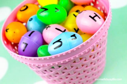 Easter Egg Letter Matching Game - Mom. Wife. Busy Life.