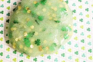 St. Patrick's Day Shamrock Slime - Mom. Wife. Busy Life.
