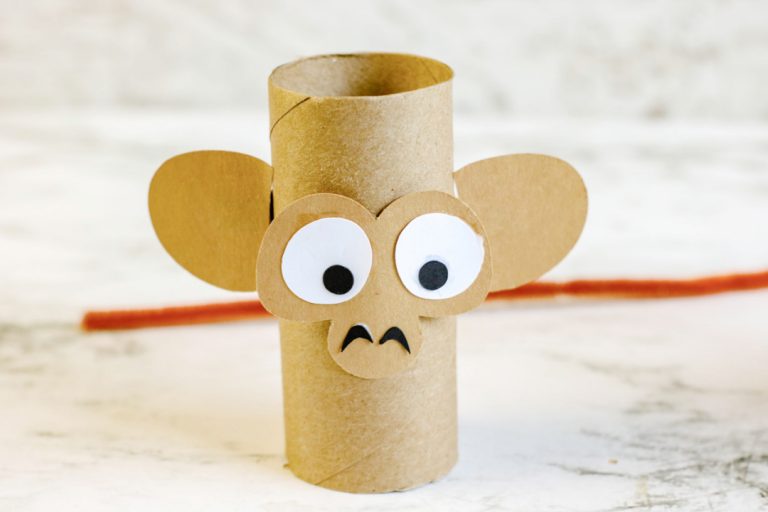 Monkey Toilet Paper Roll Craft - Mom. Wife. Busy Life.