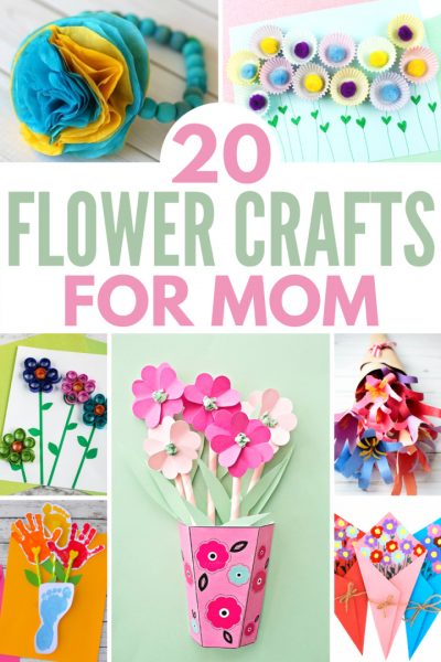 Flower Crafts for Mother's Day - Mom. Wife. Busy Life.