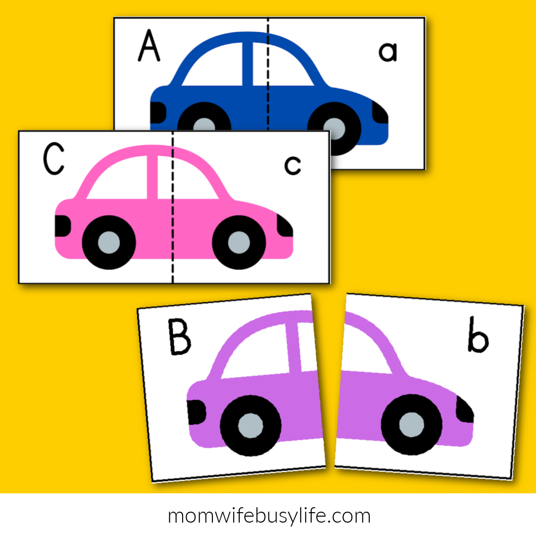 car-letter-matching-2-social - Mom. Wife. Busy Life.