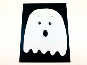 Construction Paper Ghost - Mom. Wife. Busy Life.