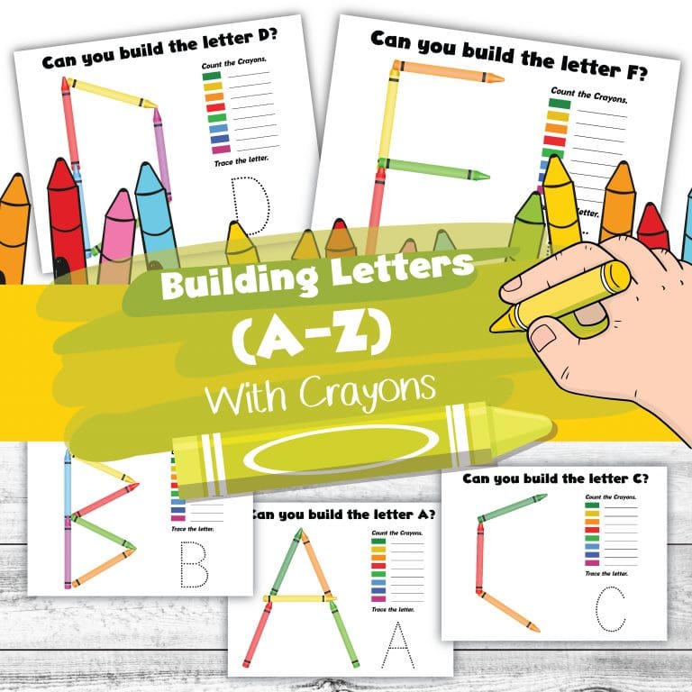 Build the Alphabet with Crayons (FREE Printable Set) - Mom. Wife. Busy ...