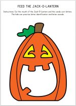 Free Printable Jack-o-Lantern Alphabet Candy Corn Game - Mom. Wife ...