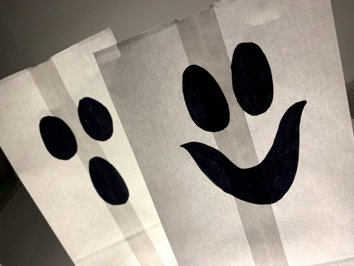 Paper Bag Ghost Luminaries - Mom. Wife. Busy Life.