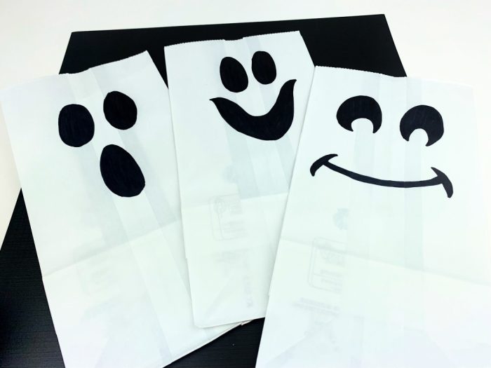 Paper Bag Ghost Luminaries - Mom. Wife. Busy Life.