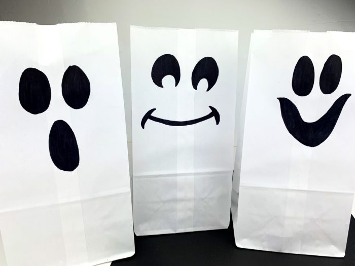 Paper Bag Ghost Luminaries - Mom. Wife. Busy Life.