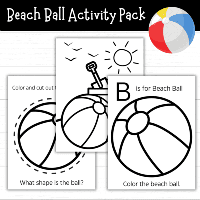 Printable Beach Ball Activity Pack - Mom. Wife. Busy Life.