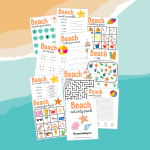 Printable Beach Activity Pack - Mom. Wife. Busy Life.