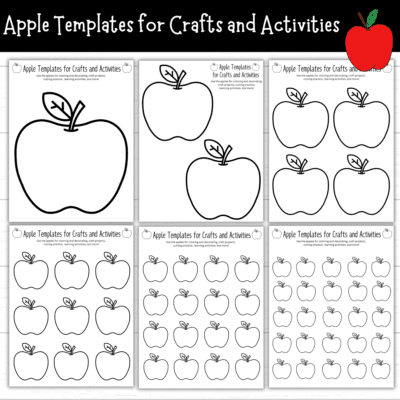 5 Printable Apple Activity Packs - Mom. Wife. Busy Life.