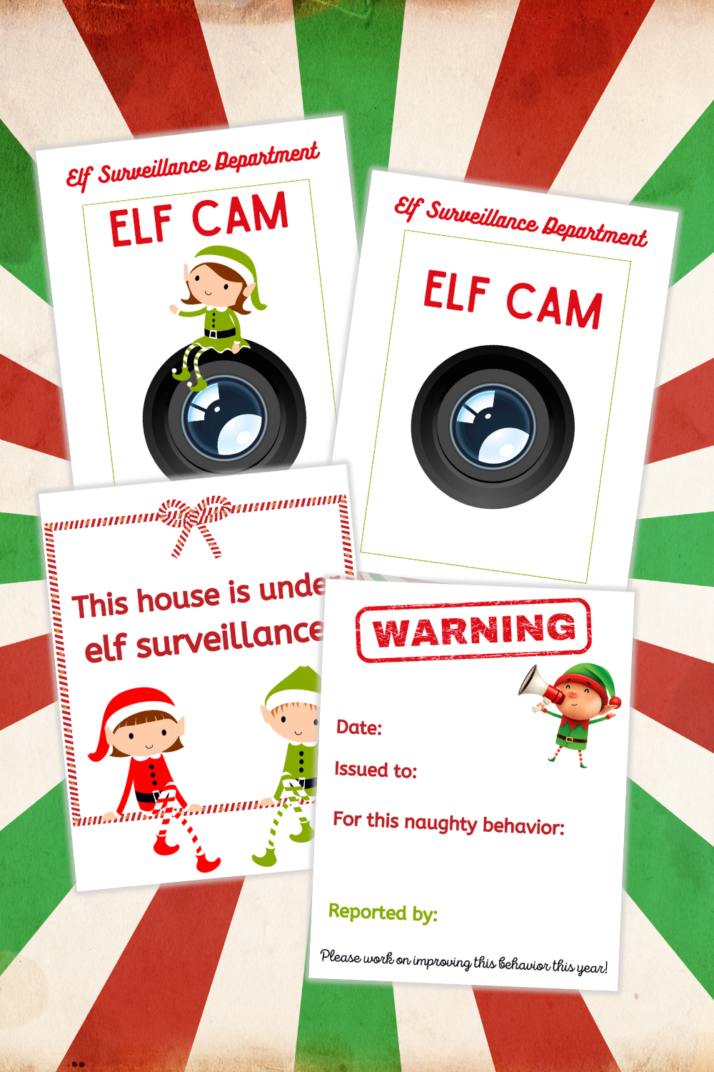 Free Printable Elf Surveillance Letter - Mom. Wife. Busy Life.
