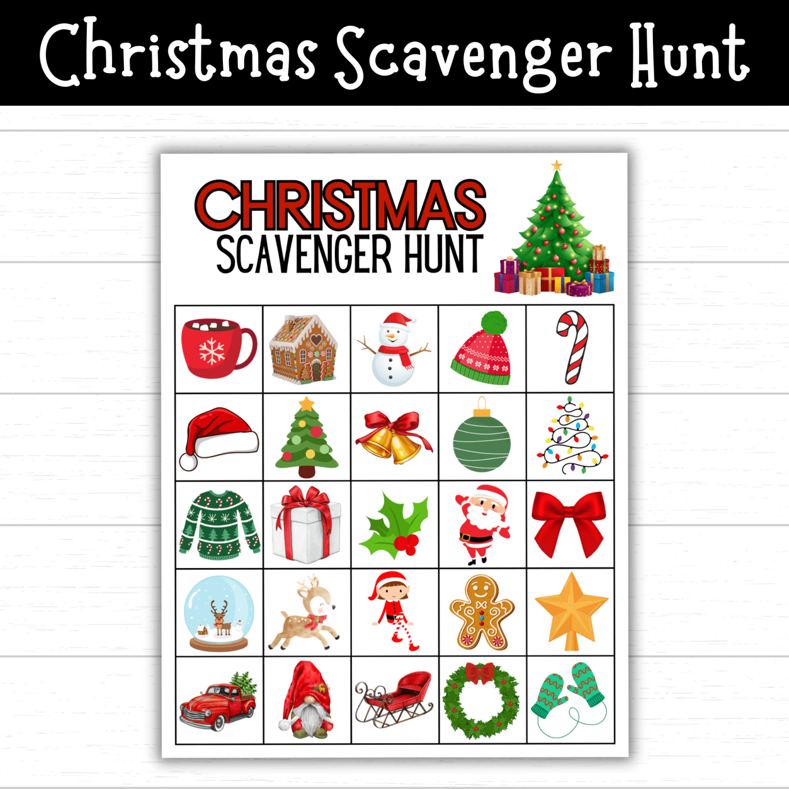 Christmas Scavenger Hunt Printables - Mom. Wife. Busy Life.