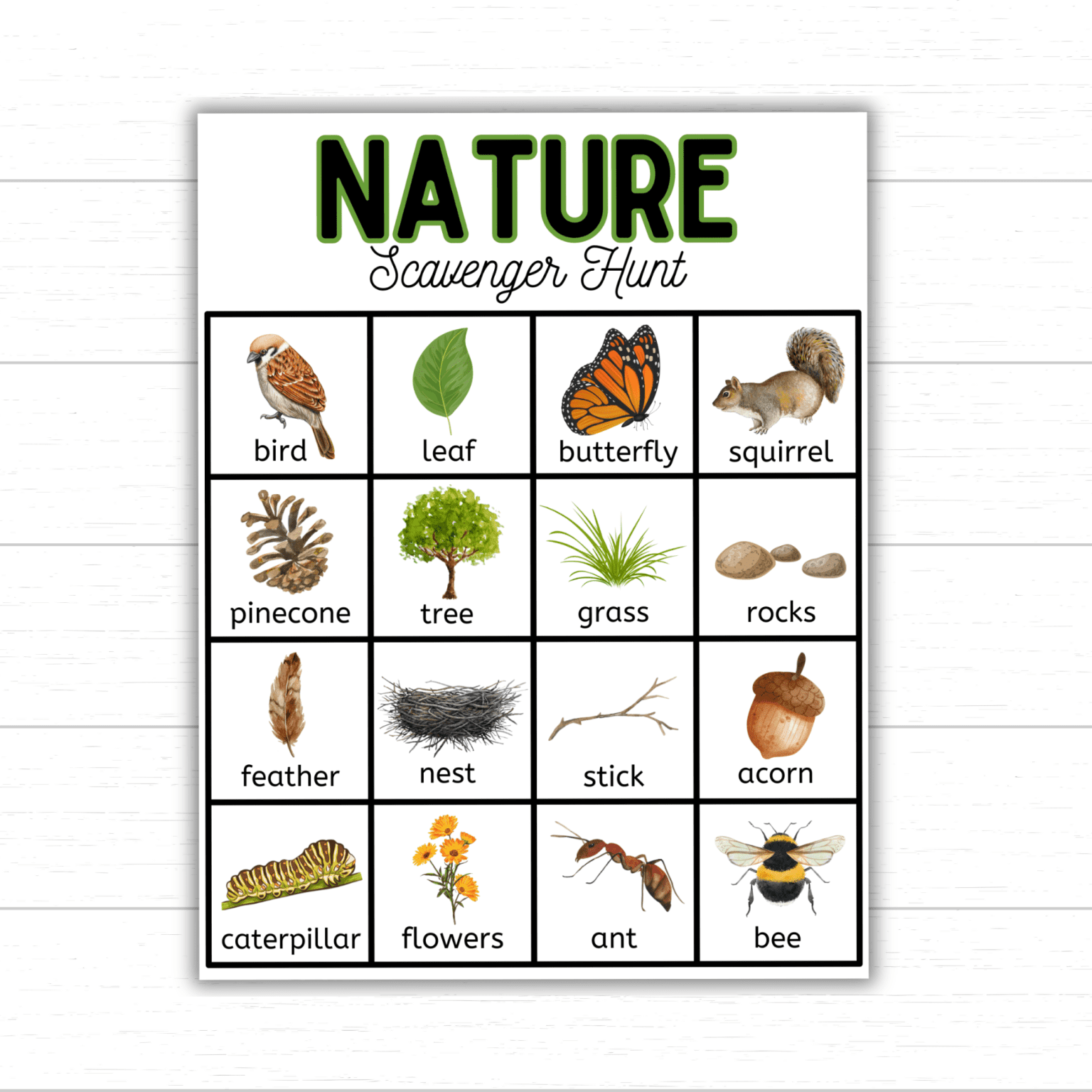 Nature Scavenger Hunt - Mom. Wife. Busy Life.