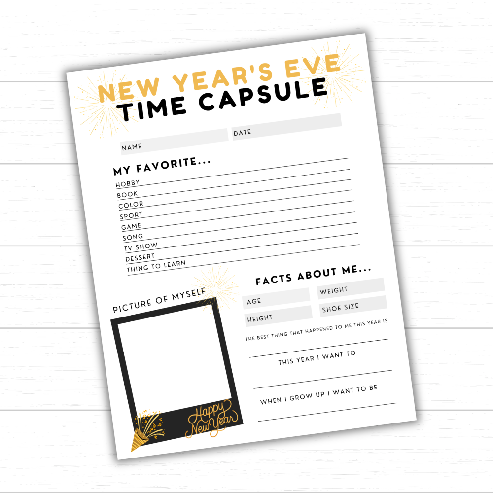 New-Year-Time-Capsule-Printable - Mom. Wife. Busy Life.