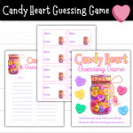 Valentine's Day Candy Heart Guessing Game - Mom. Wife. Busy Life.