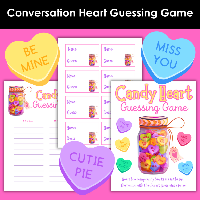 Fun Valentine’s Day Activity for Kids: Conversation Heart Candy ...
