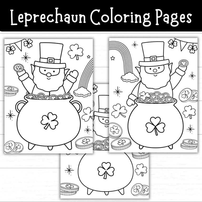 Printable Leprechaun Coloring Pages - Mom. Wife. Busy Life.