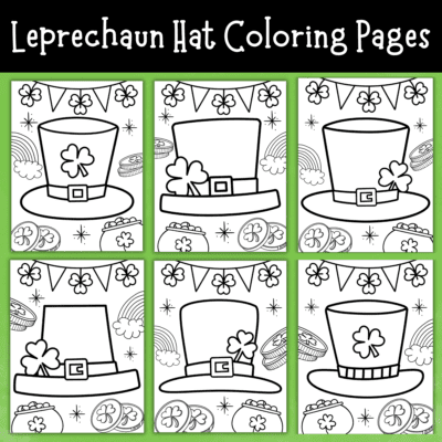 Printable Leprechaun Hat Coloring Pages - Mom. Wife. Busy Life.