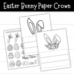 Printable Easter Bunny Paper Crown Craft - Mom. Wife. Busy Life.
