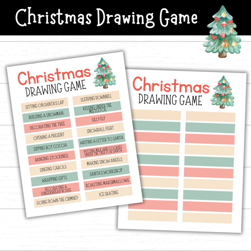 christmas-drawing-game - Mom. Wife. Busy Life.