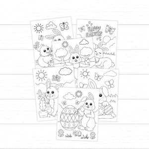 Printable Easter Bunny Coloring Pages - Mom. Wife. Busy Life.