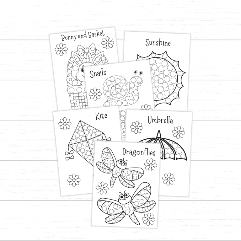 Spring Dot Marker Activity Pack - Mom. Wife. Busy Life.