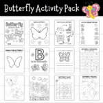 FREE Printable Butterfly Activity Pack - Mom. Wife. Busy Life.