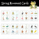 Printable Spring Movement Cards - Mom. Wife. Busy Life.