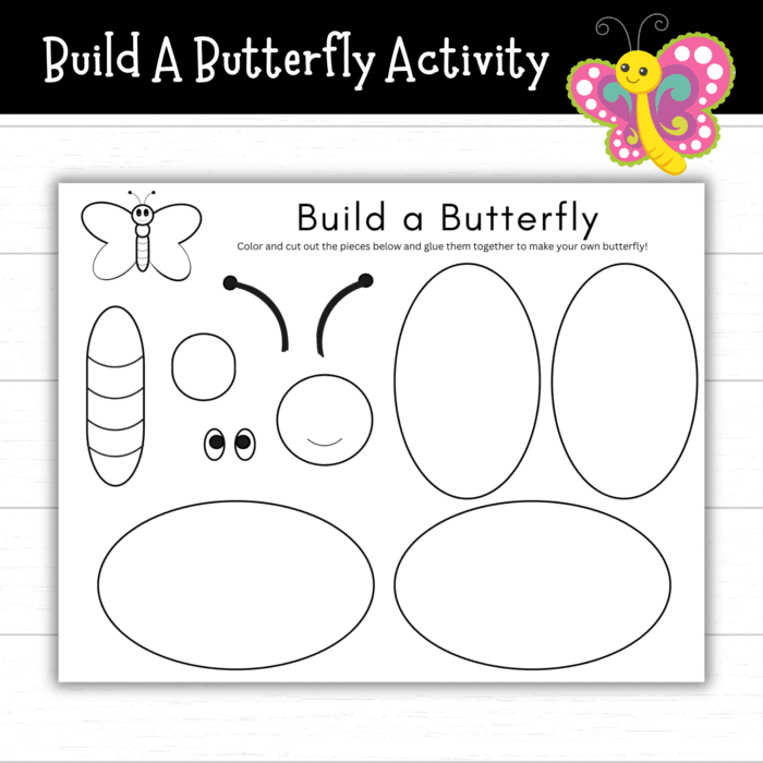 Printable Build a Butterfly Activity - Mom. Wife. Busy Life.
