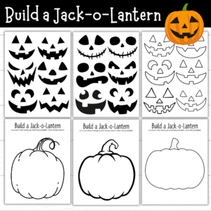 Printable Build A Jack-o-Lantern - Mom. Wife. Busy Life.