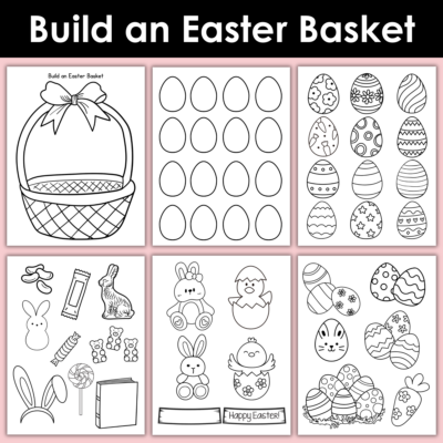 Build an Easter Basket Printable Craft – Fun Easter Activity for Kids ...