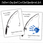 Printable Father's Day "You're a Reel Cool Dad!" Handprint Art - Mom ...
