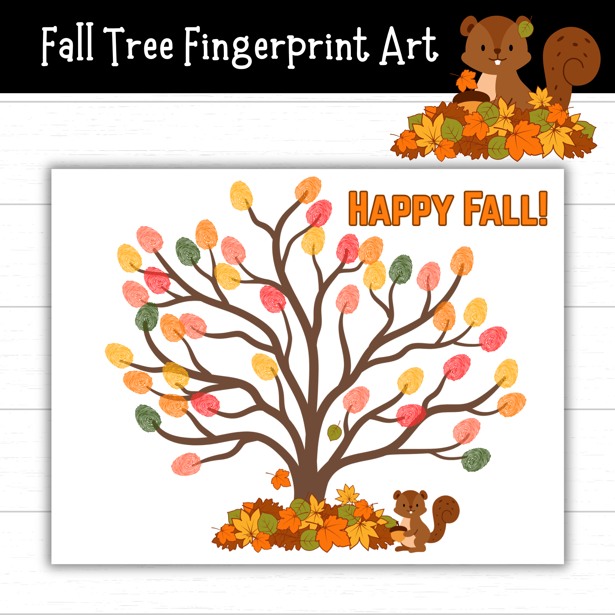 Printable Fall Tree Fingerprint Art Activity for Kids - Mom. Wife. Busy ...