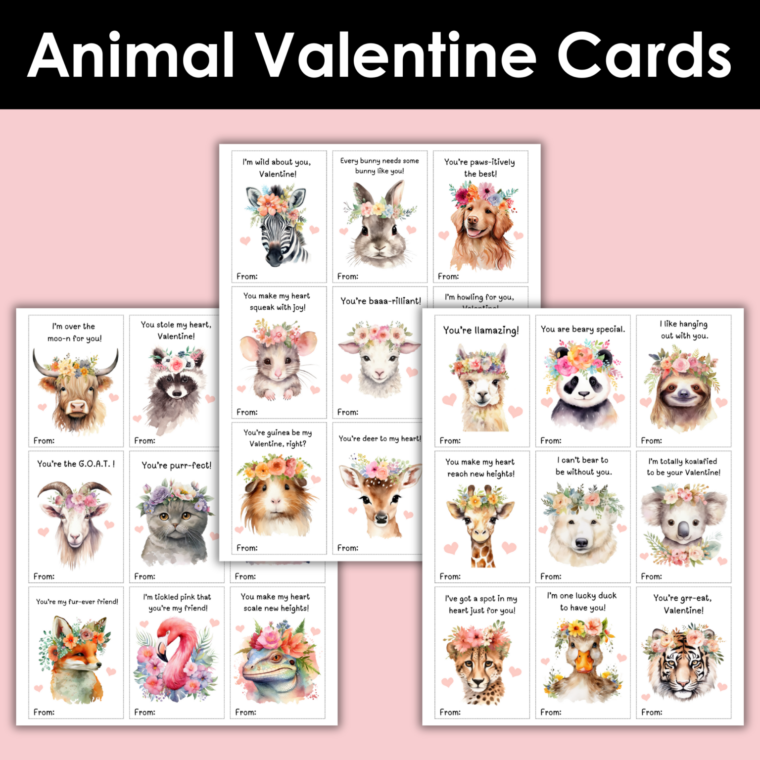 31+ Printable Valentine Cards for Kids - Mom. Wife. Busy Life.